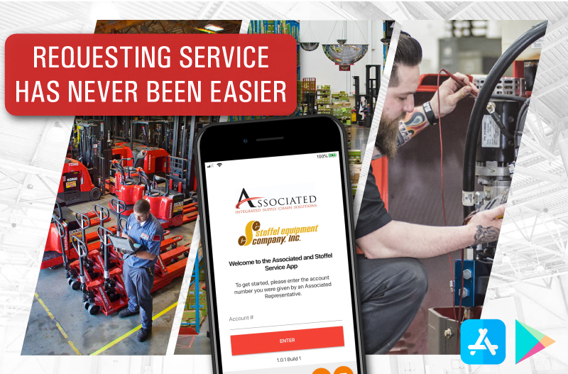 Forklift Service Request App | Associated and Stoffel Equipment Company